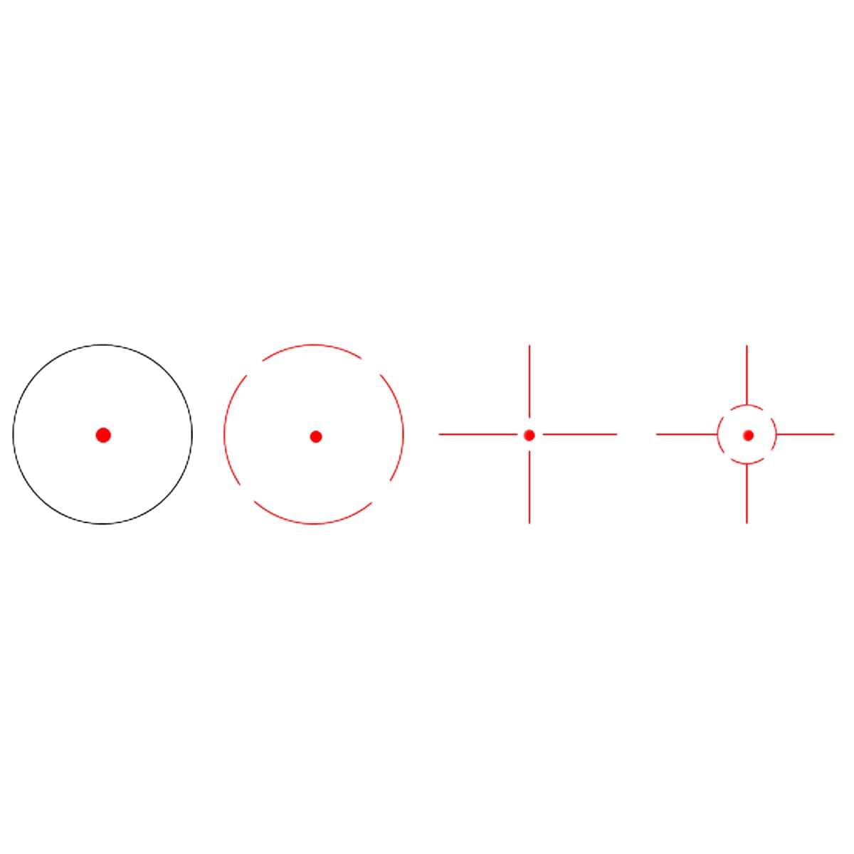 VICTOPTICS 1X23X34 PINK RED DOT SIGHT SKU: RDSL23 - Victoptics