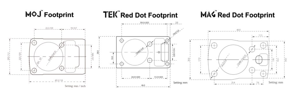 V3 1X17X26 RED DOT SIGHT 4 MOA With Auto-Off Feature