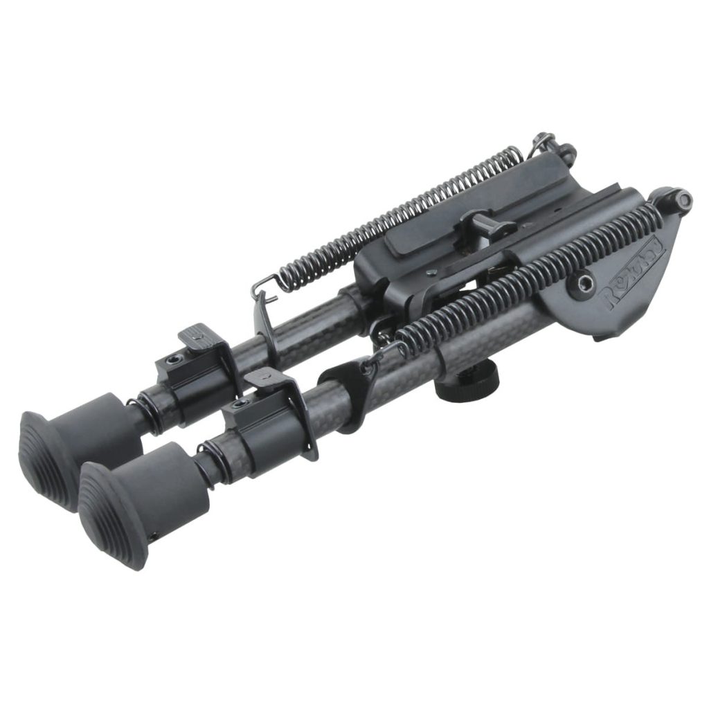 Carbon Fiber 6-9 Inch Adjustable Bipod for Rifles Hunting and Shooting ...