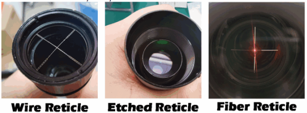 Wire reticle vs Glass Etched reticle vs Fiber-Optic reticle, What's the ...