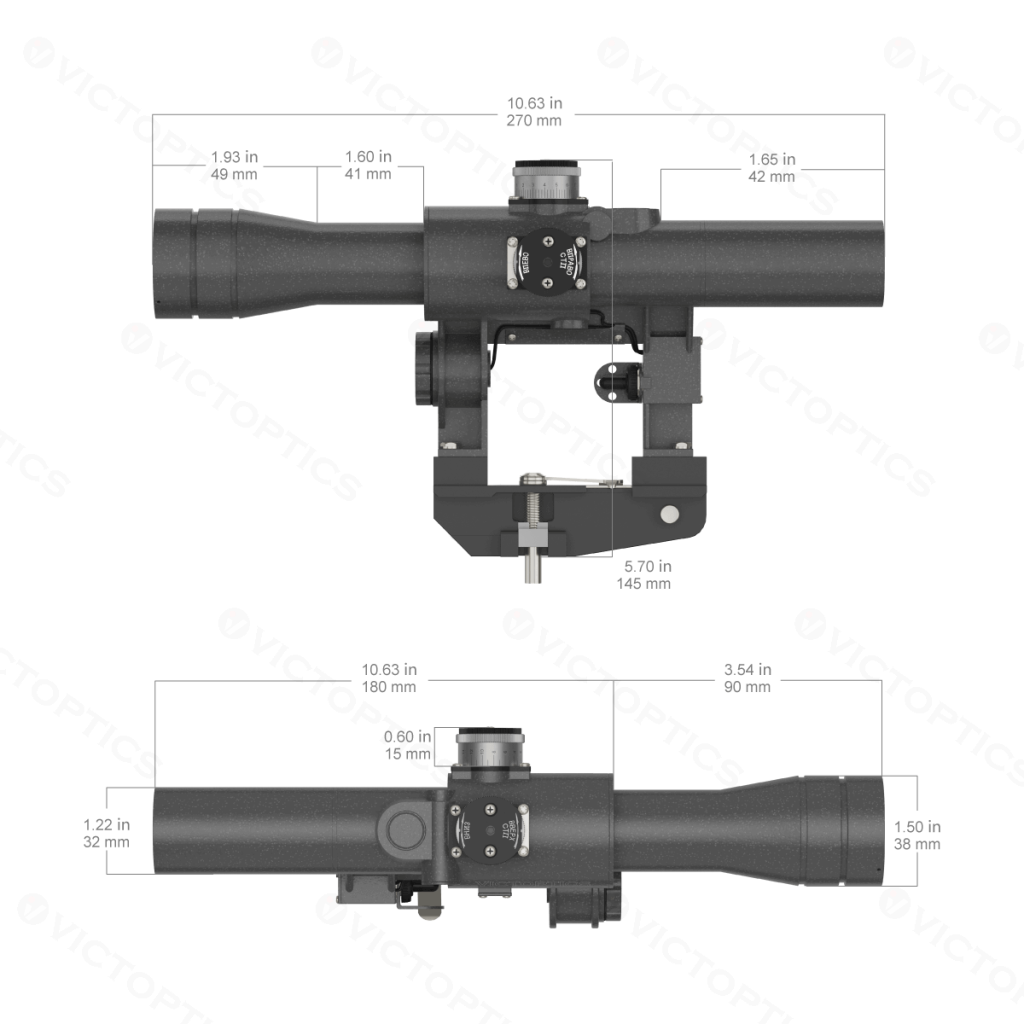 4x24 SVD Dragunov Scope FFP (SKU: SSO-01) - Victoptics