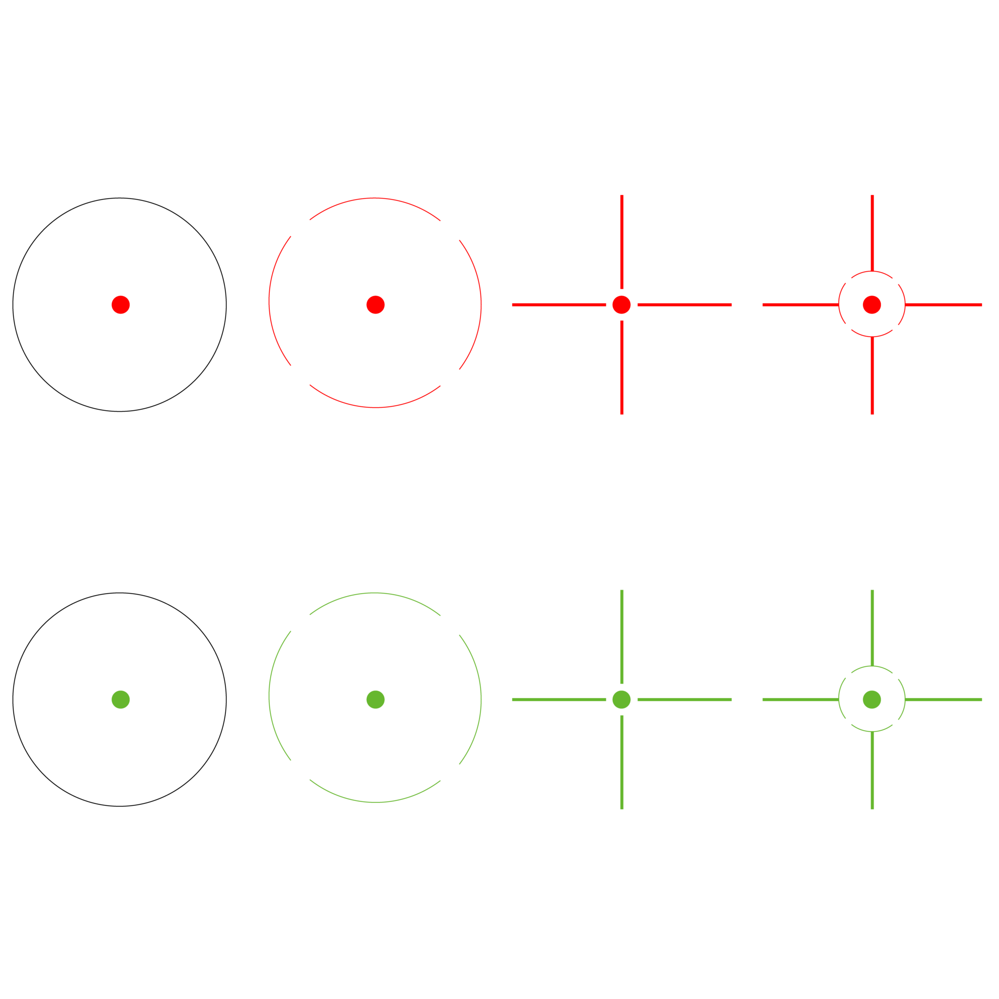 Z4 1X23X34 Red Dot Sight (SKU: RDSL26) - Victoptics