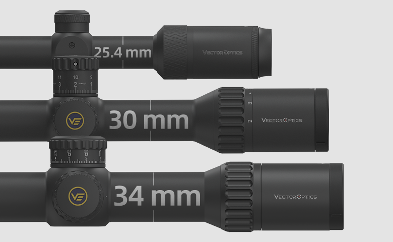 Scope Tube Sizes Explained: 1-Inch, 30mm, or 34mm