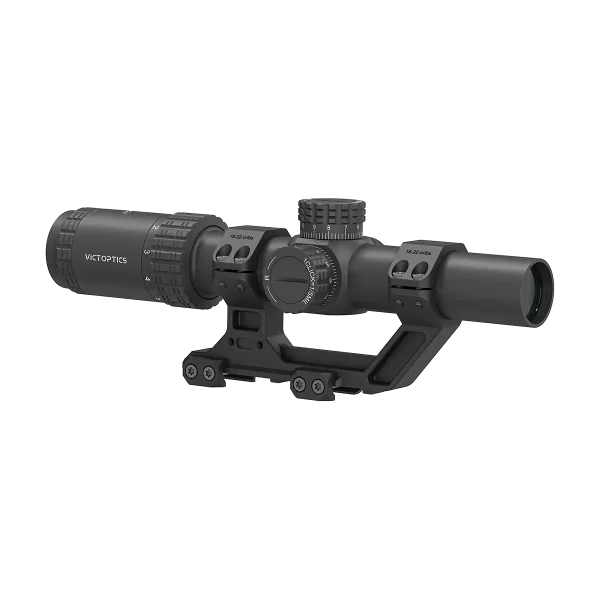 S6 LPVO Rifle Scope w/ 1-Piece High Picatinny AR Mount Kit