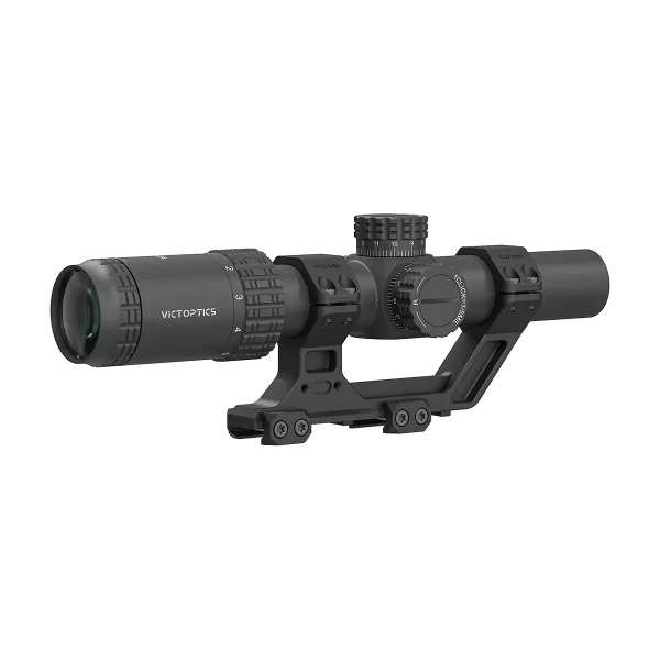 S6 LPVO Rifle Scope w/ 1-Piece High Picatinny AR Mount Kit