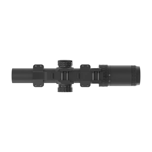 S6 LPVO Rifle Scope w/ 1-Piece High Picatinny AR Mount Kit